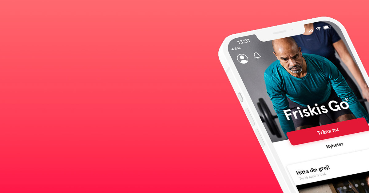 Friskis digitaltrening - treningsappen Friskis Go